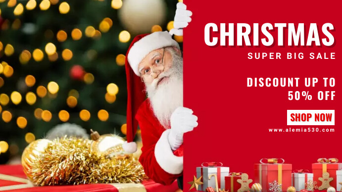 Christmas Super Sale Template | PosterMyWall
