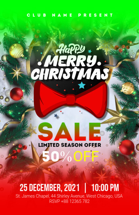 Christmas Tabloid design Template | PosterMyWall