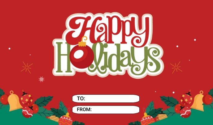 christmas tag Template | PosterMyWall