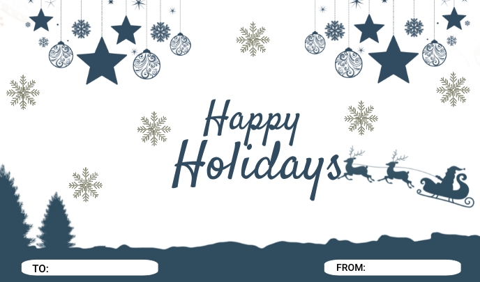 christmas tag Template | PosterMyWall