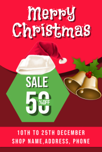Christmas Shop Poster Template | PosterMyWall