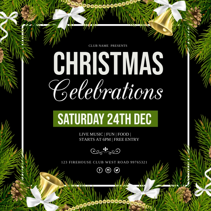 Copy of Christmas Template | PosterMyWall