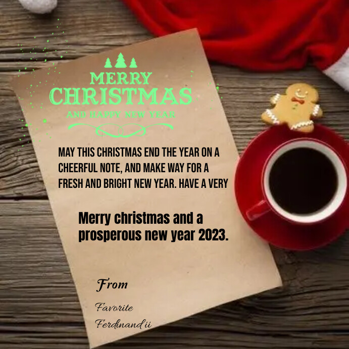 Christmas template | PosterMyWall