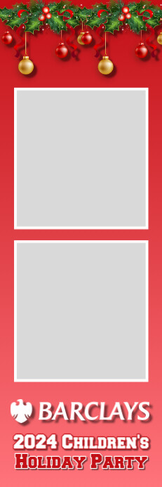 Christmas Themed 2x6 Photo Frame Template | PosterMyWall