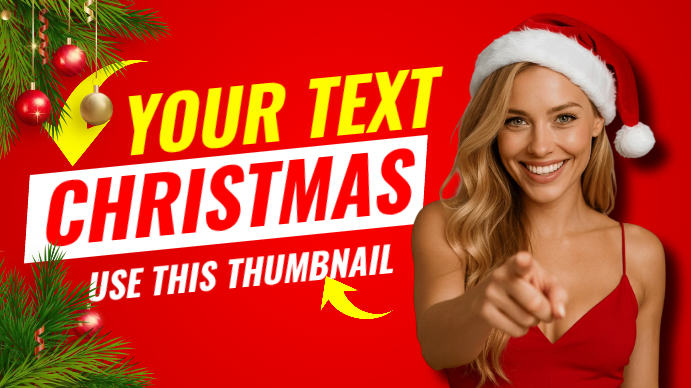 Christmas thumbnail Template | PosterMyWall