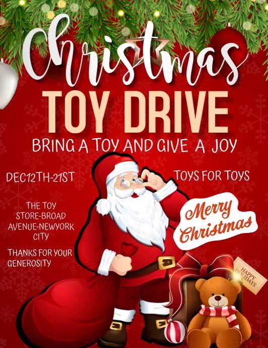 Copy of christmas toy drive | PosterMyWall