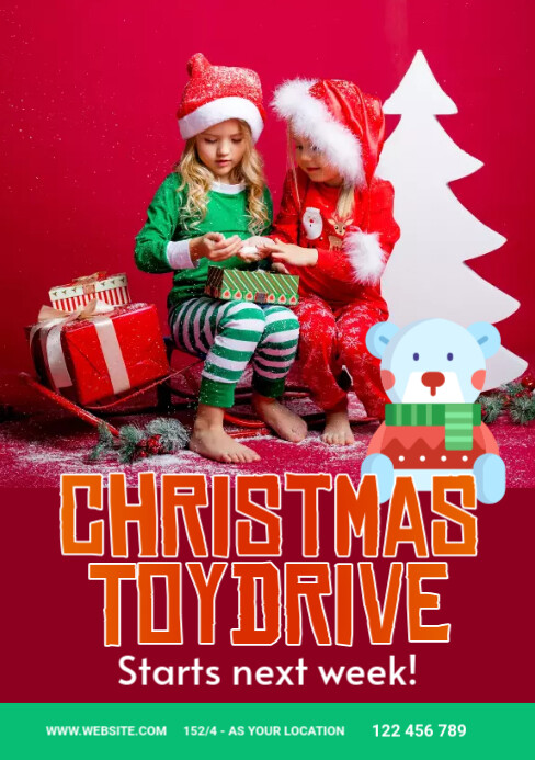 Copy of Christmas toy drive | PosterMyWall