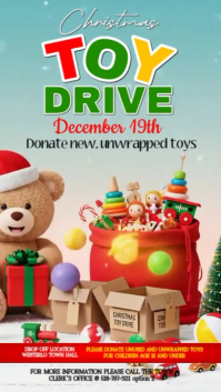 Christmas Toy Drive Template | PosterMyWall