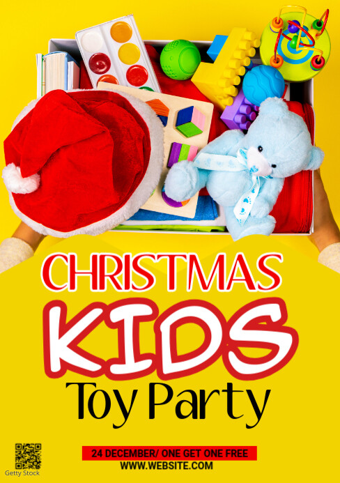 Plantilla de Christmas Toy Drive Flyer | PosterMyWall