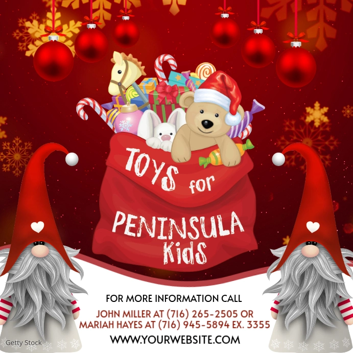 Christmas Toy Drive Flyer Template | PosterMyWall