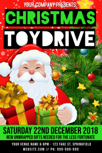 Create Toy Drive Posters For Free | PosterMyWall