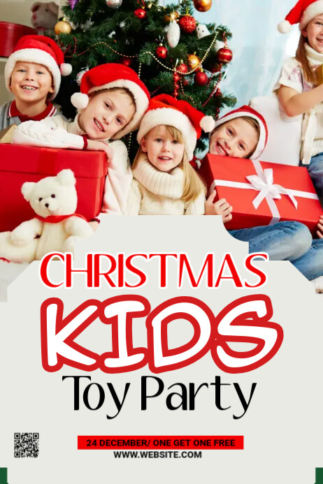 Christmas Toy Drive Poster Template | PosterMyWall
