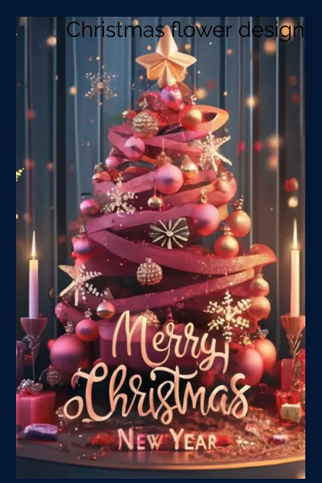 Christmas tree design Template | PosterMyWall