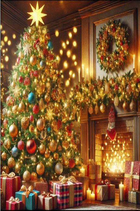 Christmas tree Template | PosterMyWall