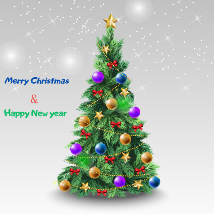 Christmas tree Template | PosterMyWall