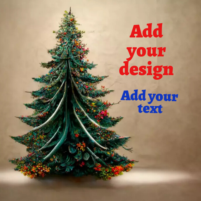 Christmas tree Template | PosterMyWall