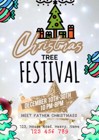 Christmas angel tree flyer Template | PosterMyWall