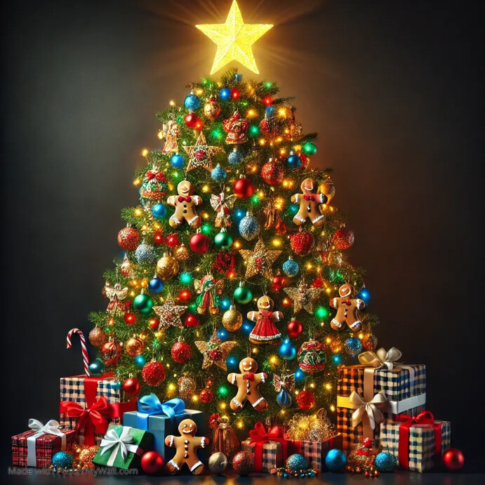 Christmas Tree Instagram Post Template | PosterMyWall