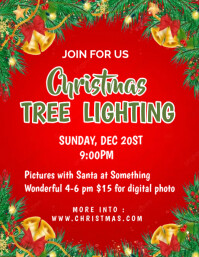 Christmas Tree Lighting Template | PosterMyWall