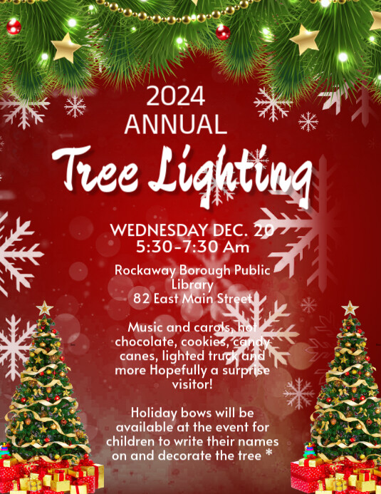 christmas tree lighting flyer Template | PosterMyWall