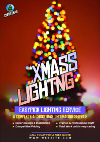 Christmas Tree Lighting Flyer Template | PosterMyWall