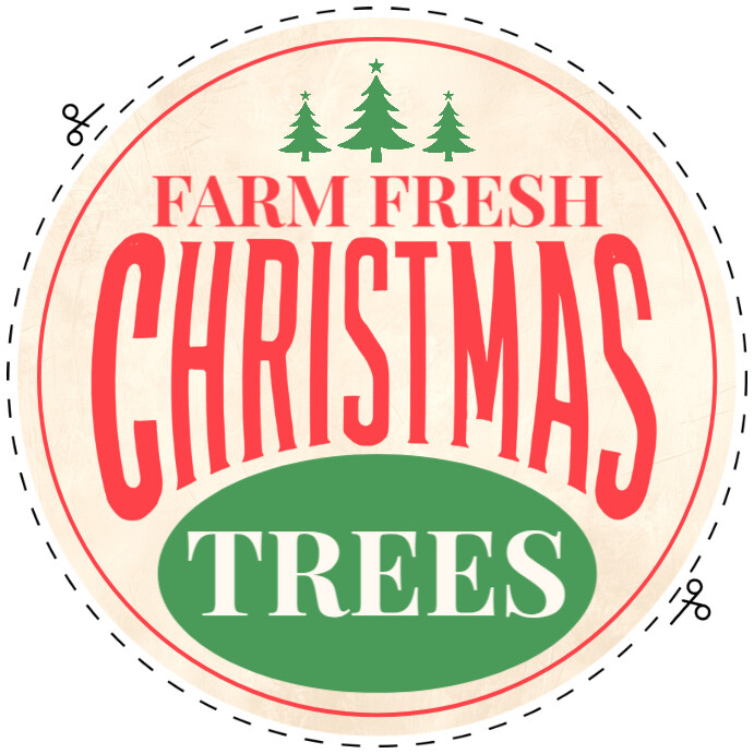 Christmas Tree Sale Ad Board Template | PosterMyWall