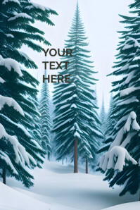 Christmas Tree Background Template Poster | PosterMyWall