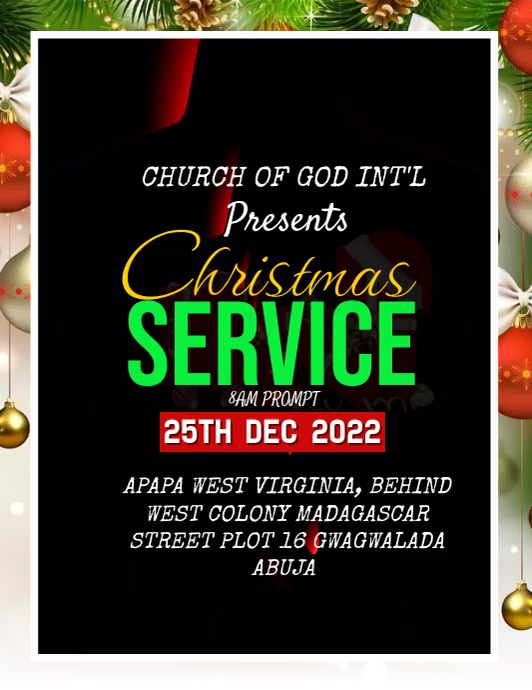 Christmas video Template | PosterMyWall