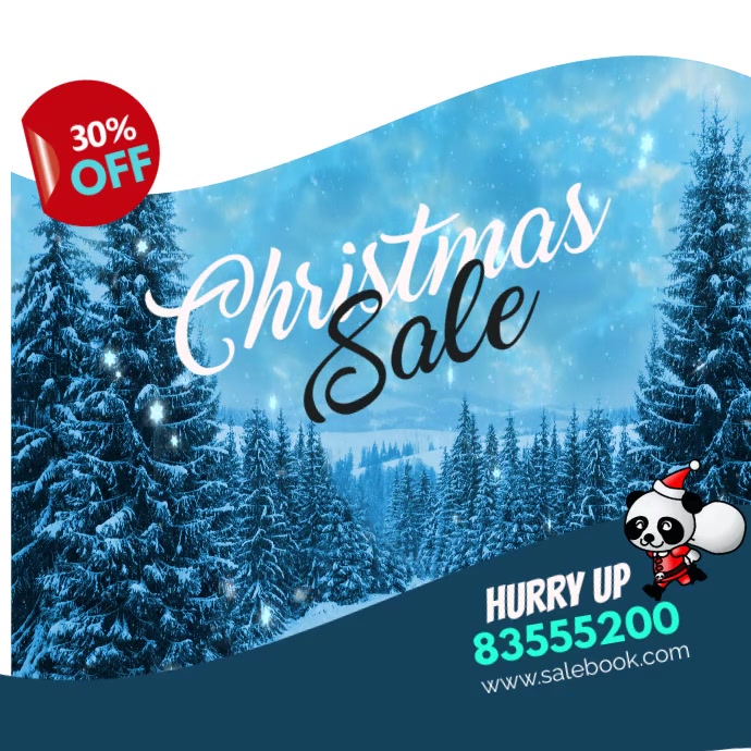Christmas Video Flyer Template | PosterMyWall