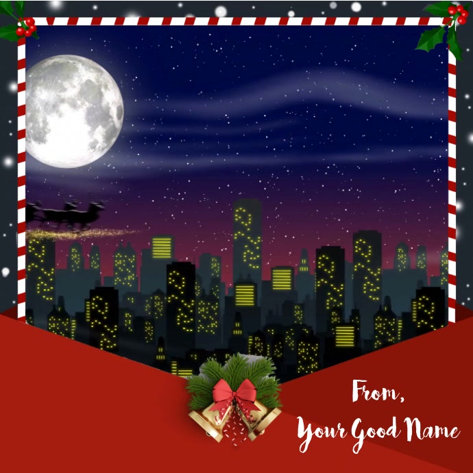 Copy of Christmas Video Greeting Card | PosterMyWall