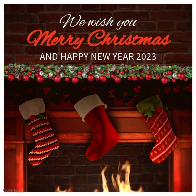 Christmas Video Wishes Template | PosterMyWall