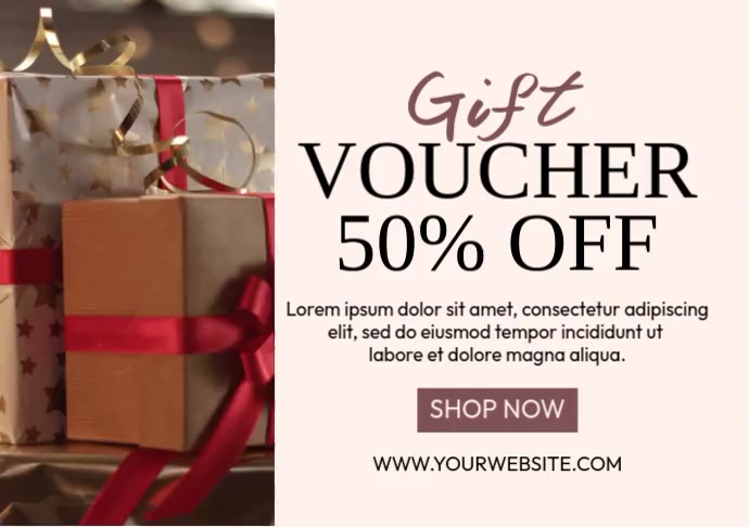 Christmas Voucher Offer Template | PosterMyWall