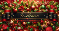 CHRISTMAS WELCOME BANNER (5) Template | PosterMyWall