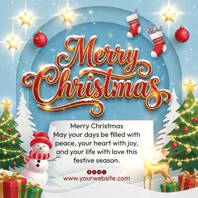 christmas wish Template | PosterMyWall