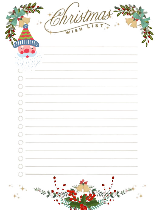 Copy of Christmas wish list flyer | PosterMyWall