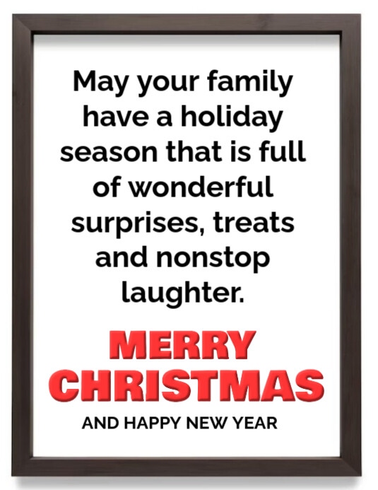 christmas wish message Template | PosterMyWall