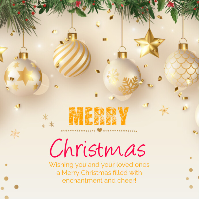 CHRISTMAS WISH TEMPLATE | PosterMyWall