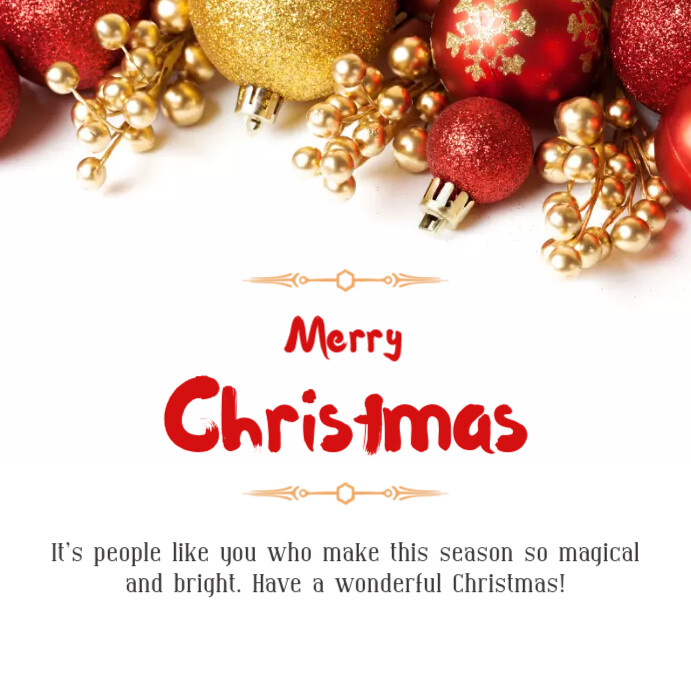 christmas wishes Template | PosterMyWall