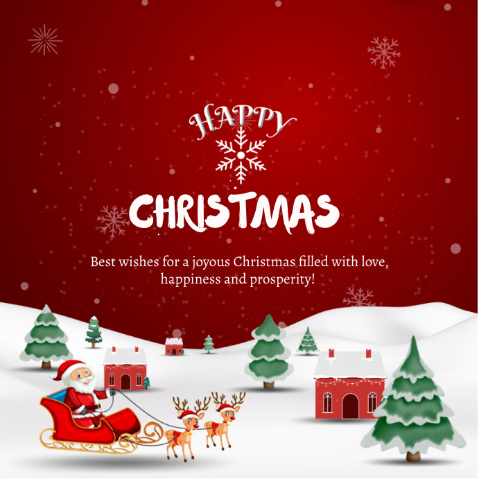 Christmas wishes Template | PosterMyWall