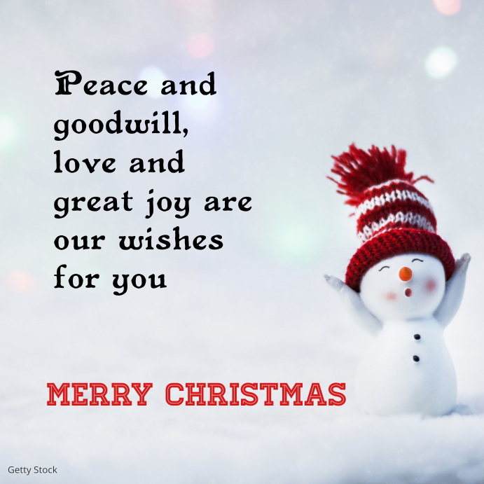 christmas wishes Template | PosterMyWall