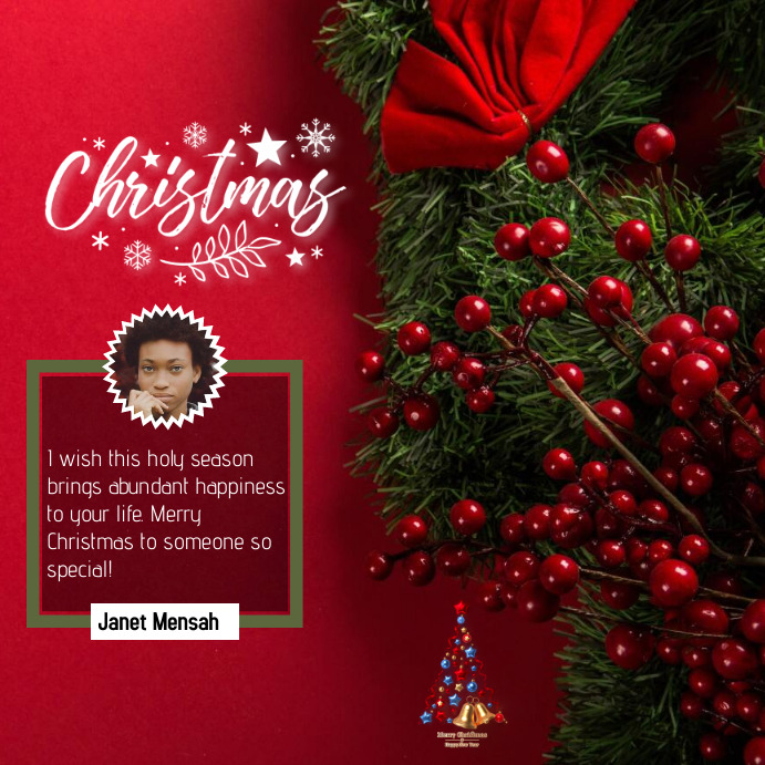 Christmas Wishes Template | PosterMyWall