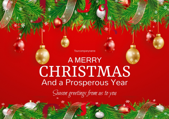 CHRISTMAS WISHES Template | PosterMyWall