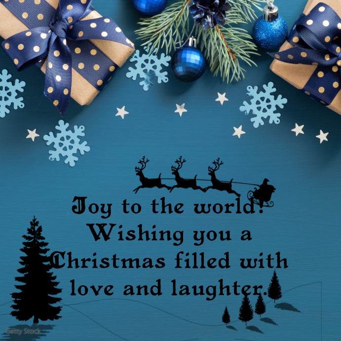 Plantilla de Deseos Navideños | PosterMyWall