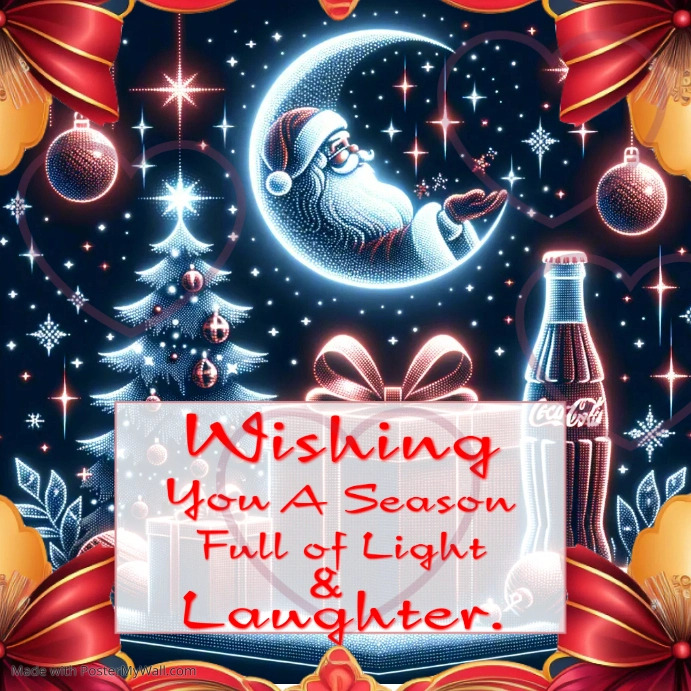 Christmas Wishes Greeting Card Template | PosterMyWall