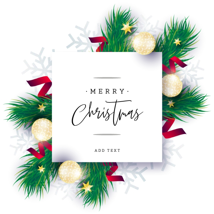 christmas wishes post Template | PosterMyWall