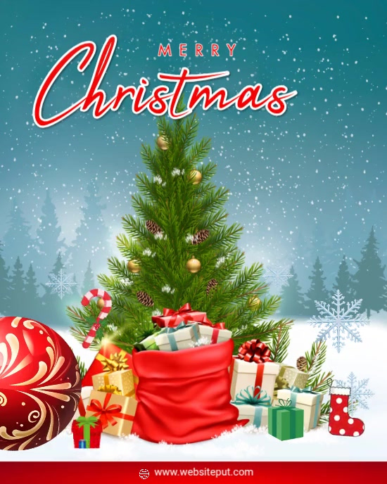 Plantilla de christmas wishes video free download | PosterMyWall