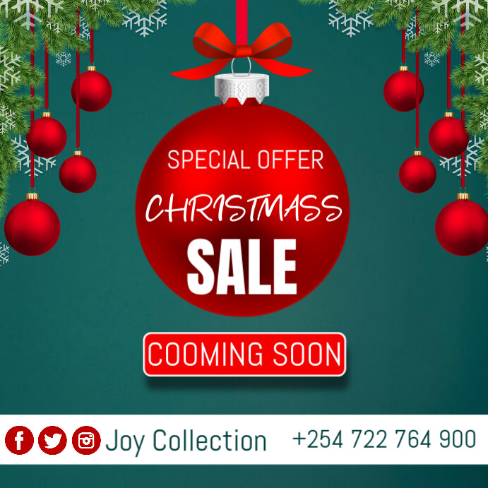 chritmass flyer Template | PosterMyWall