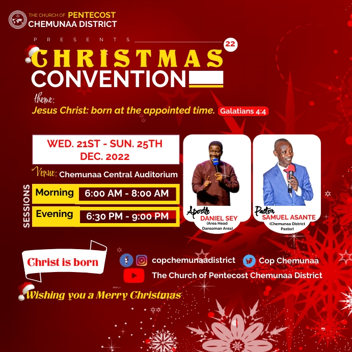 Chritsmas Convention Template | PosterMyWall