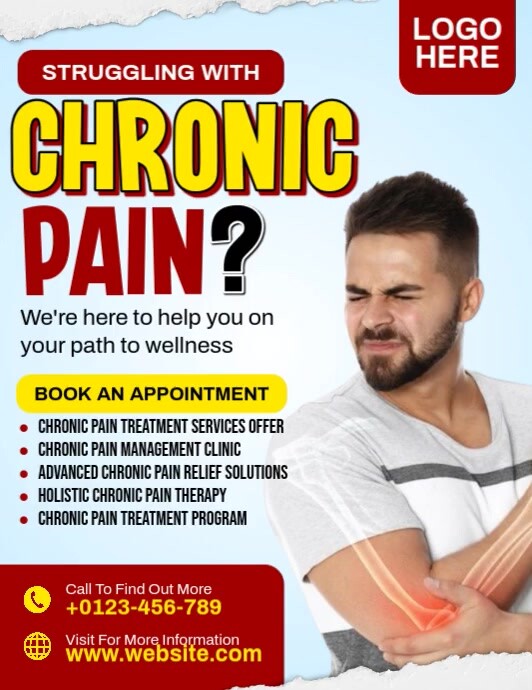 Chronic Pain Ads Template | PosterMyWall