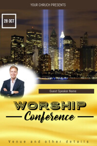 Chruch Conference Poster Template | PosterMyWall